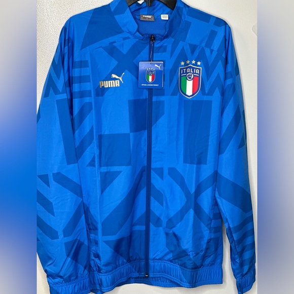 Puma | Jackets & Coats | New Mens Puma Figc Italy Soccer Team Home ...